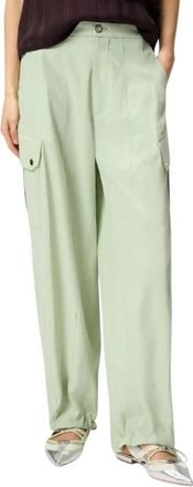 Pinko Pinko, Femme, Pantalons, Vert, Taille: 36 FR Rosalin Wide Pantalons