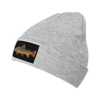 Generic Coupe-Vent Bonnet Tricot&eacute;, P&ecirc;che &agrave; la Truite Amusante, Anti-Transpiration Beanie Hats, Bonnet Chapeau Tricot pour Sports, Adultes, Cyclisme