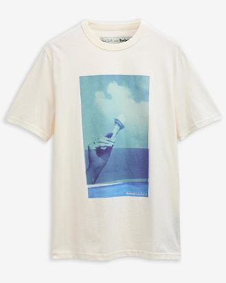 Barbour Paul Smith loves Barbour T-Shirt mit Motiv-Print in