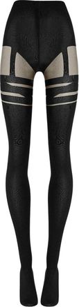 Wolford Strumpfhose mit Allover-Muster - - Underwear - Damen - Schwarzk - S