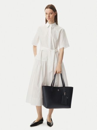 Tommy Hilfiger Handtasche Tommy Hilfiger Th Icon Tote AW0AW18724 Schwarz