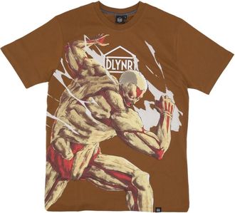 Dolly Noire Armored Titan Tee X Attack On Titan - - Tops - Herren - Braun - S