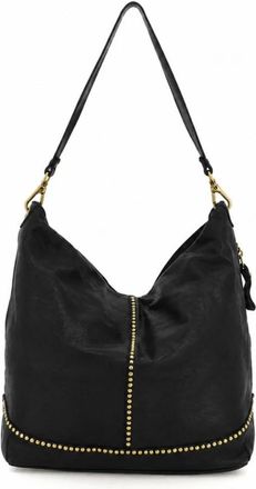 Campomaggi Femme, Sacs, Noir, Taille: ONE Size Monospalla Pelle Vacchetta