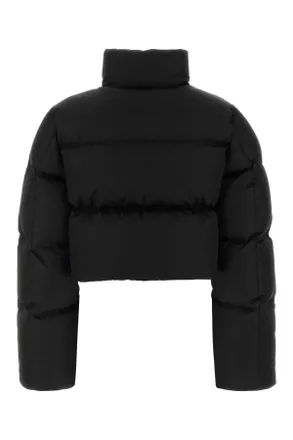 Prada Womens Black Re-Nylon Down Jacket Nero Piumini