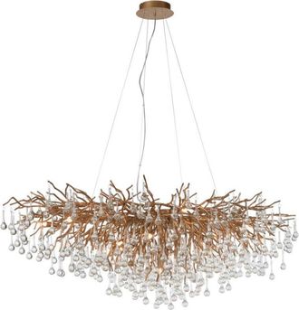 Paul Neuhaus Grand lustre Icicle laiton antique - 2031-11