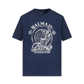 Balmain Balmain T-Shirts und Poloshirts - - Tops - Herren - Blau - 2XL