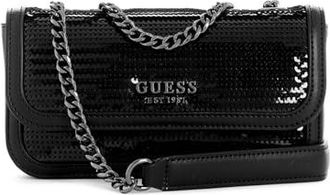 Guess Kaska Mini Convertible Crossbody Flap Black