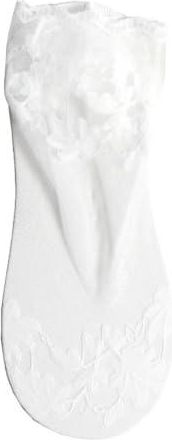 Generico 5 paires de chaussettes de cheville en dentelle transparente, chaussettes invisibles &agrave; coupe basse pour femme, Colorc- 5 Paires, Taille Unique