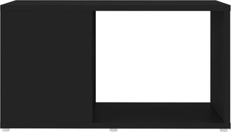 Generic Offene B&uuml;cherregale, Freistehend, Platzsparendes Aufbewahrungsregal aus Holzwerkstoff f&uuml;r B&uuml;cher, Dekoration und Medien (Schwarz)