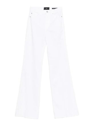 7 For All Mankind Jean Droit - Blanc
