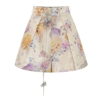 Zimmermann Femme, Shorts, Multicolore, Taille: 40 FR Luna Tuck Short