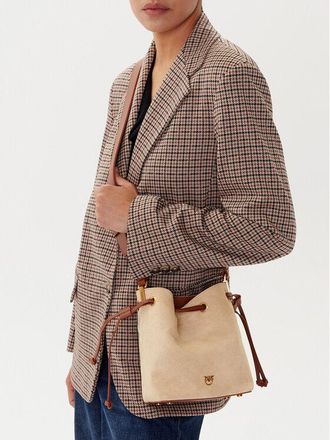 Pinko Handtasche Secchiello Mini PE 25 PLTT 104303 A2CC Beige