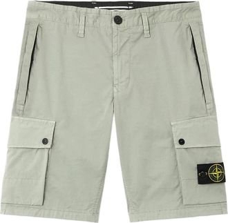 Stone Island Homme, Shorts, Vert, Taille: W31 Bermuda cargo slim-fit