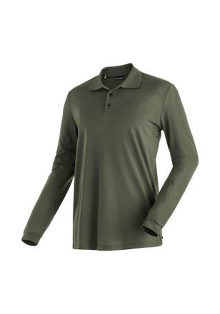 Maier Sports Langarm-Poloshirt Ulrich L/S Herren Polo langarm, leichtes Funktionsshirt, Langarmshirt, Reg. Fit