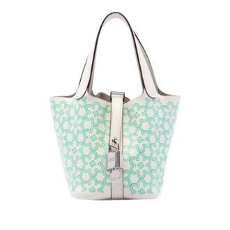 Herm&egrave;s Pre-owned Picotin Lock 14 - Femme - Pre-owned - Blanc - Taille: ONE Size