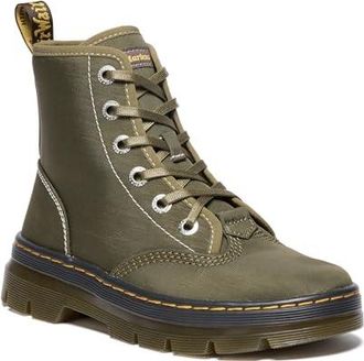 Dr. Martens Bottes Charlee Chukka pour femme, Nylon cr&ecirc;pe olive DMS, 38 EU