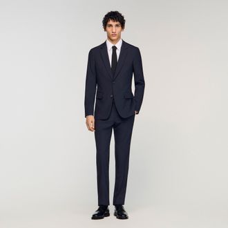 Sandro Anzugjacke aus Wolle