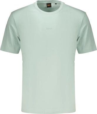 HUGO BOSS Kurzarm-Rundhals-T-Shirt - - Tops - Herren - Gr&uuml;n - M