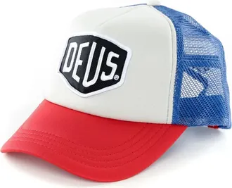 Deus Homme, Accessoires, Multicolore, Taille: ONE Size Mesh Trucker Hat