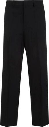 Valentino Garavani Homme, Pantalons, Noir, Taille: M Pantalon Droit
