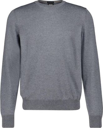 BOSS Herren Strickpullover BOTTO-L aus Schurwolle