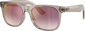 Ray-Ban unisex, Accessoires, Gris, Taille: 48 MM Junior Justin Lunettes de soleil