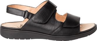 Ganter Damen GINA-G Riemchensandalen, Schwarz (schwarz 0100)