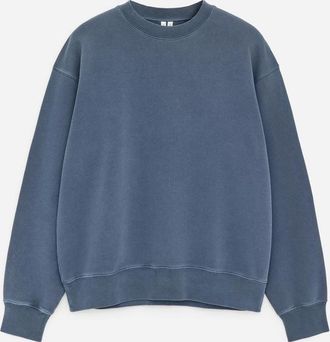 Arket Legeres Sweatshirt -Blau