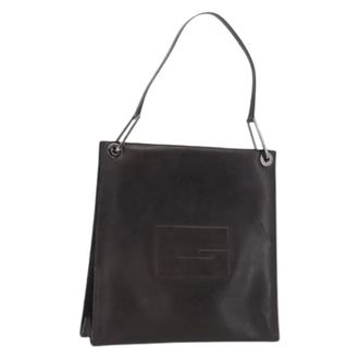 Gucci Sac &agrave; bandouli&egrave;re en cuir Pre-owned - Femme - Pre-owned - Brun - Taille: ONE Size