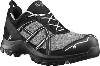 Haix BLACK EAGLE Safety Pro low/black-silver: Extrêmement robuste, ultra-léger et respirant - Votre Black Eagle Safety Pro bas. UK 9.5 / EU 44