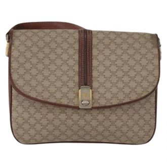 Celine Pre-owned Vintage macadam Umh&auml;ngetasche - - Pre-owned - Damen - Beige - ONE SIZE