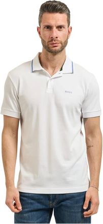 HUGO BOSS Homme, Tops, Blanc, Taille: S Paddy Polo