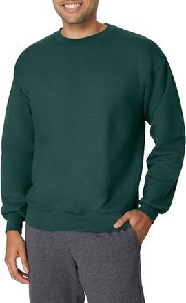 Hanes Mens Ultimate Heavyweight Fleece Sweatshirt, Deep Forest, X-Large