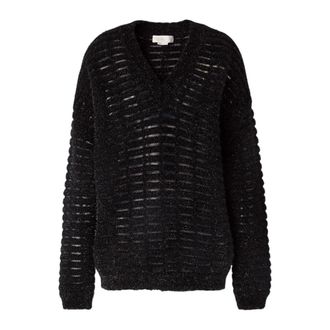 Genny Strickjacke - - Knitwear - Damen - Schwarzk - XS