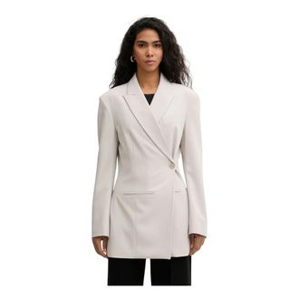 Patrizia Pepe Zweireihiger Blazer - - Jackets - Damen - Beige - XS