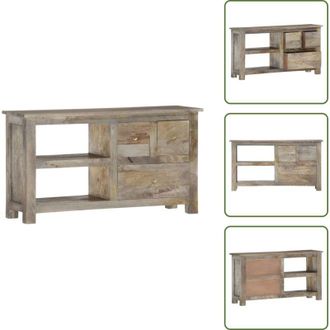 vidaXL The Living Store TV-Schrank 100x30x55 cm Massivholz Mango - Holzschrank