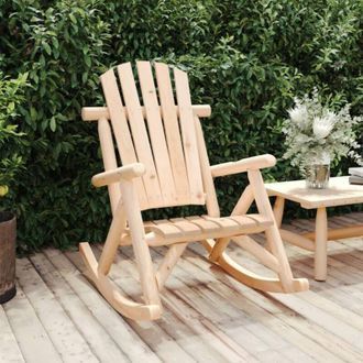 vidaXL Vidaxl - Chaise &agrave; bascule de jardin 69x96x101 cm bois massif d&eacute;pic&eacute;a