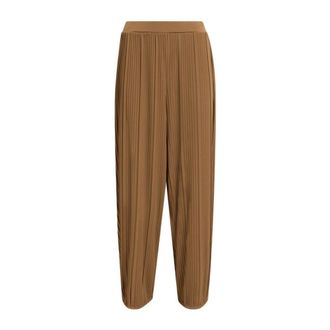 Max Mara Femme, Pantalons, Brun, Taille: 42 FR Wide Pantalons