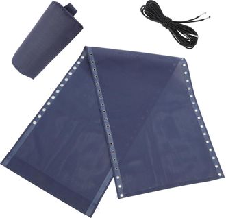 Hemoton Ersatzstoff für Klappstuhl Blau Langlebiger Outdoor Stuhlbezug aus Robustem Material Atmungsaktiv Leicht zu Reinigen für Garten Strand und Balkon Seil
