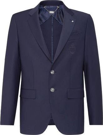 Billionaire Boys Club Homme, Vestes, Bleu, Taille: L Blazer Crest
