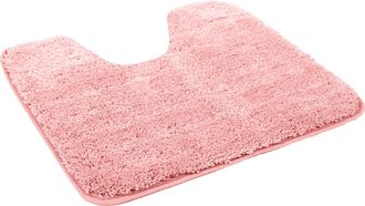 Kinzler J-10002/103 Rose Badematte, Mikrofaser, 50x55 cm mit Ausschnitt
