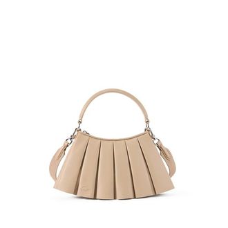 Lacoste Petit sac Lenglen pliss&eacute; en cuir