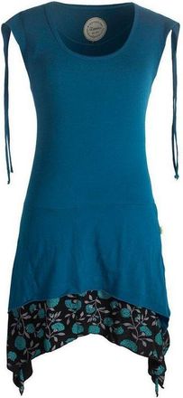 vishes Zipfelkleid Ärmelloses Lagen-look Elfen Zipfelkleid Hippie, Boho, Ethno Goa Style