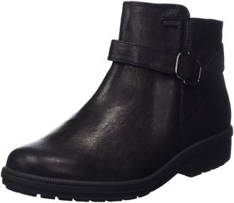 Ganter Damen Kathy-K Halblange Stiefel, schwarz, 34.5 EU X-Weit