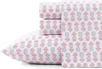 Tommy Bahama Bettwäsche-Set für Queen-Size-Bett, superweiches Baumwoll-Perkal-Bettwäsche-Set mit passenden Kissenbezügen, knackig und kühl, Coastal Room Essentials