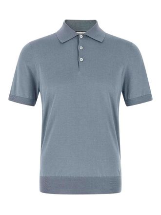 Brunello Cucinelli Polo - Bleu Clair