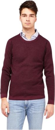 Gas Gas, Homme, Sweatshirts et sweats &agrave; capuche, Rouge, Taille: 2XL Wool Crew Neck SweaT-shirt