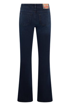 Diesel Womens Bell-Bottom Jeans Blue Cotton Flared