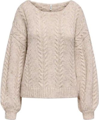 Only Strickpullover ONLIDA LIFE LS CABLE WIDE-NECK CS K