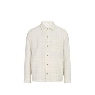 Sams&oslash;e & Sams&oslash;e Chemise droite &agrave; jacquard carreau en coton